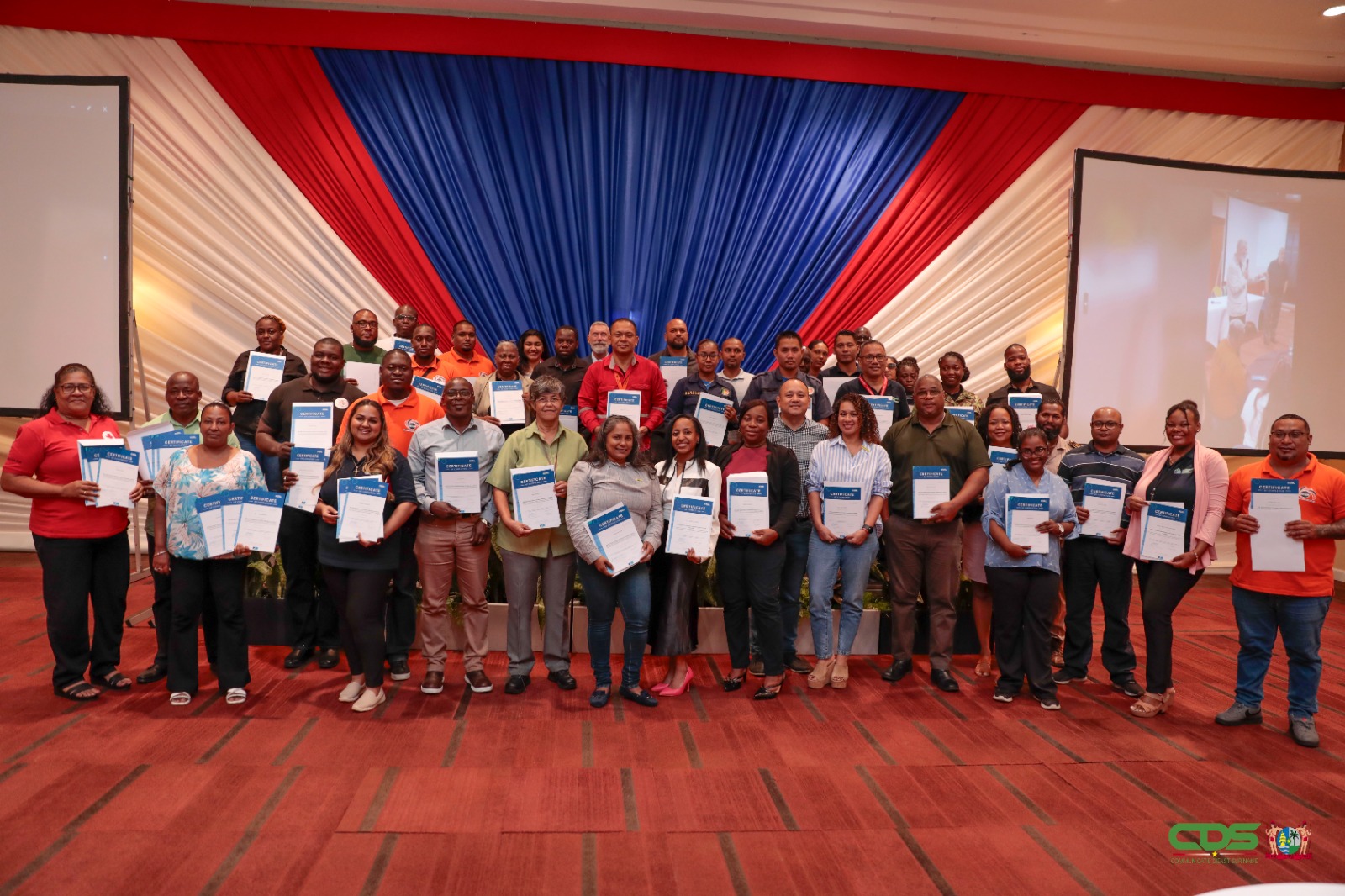 ICS/IMS-training afgesloten met certificaatuitreiking