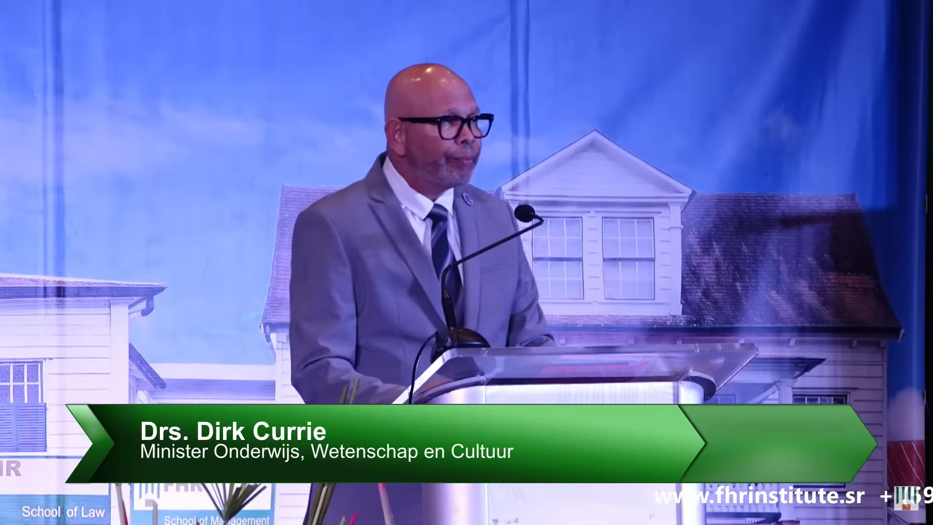 Minister Currie benadrukt rol van onderwijs bij toekomst Suriname